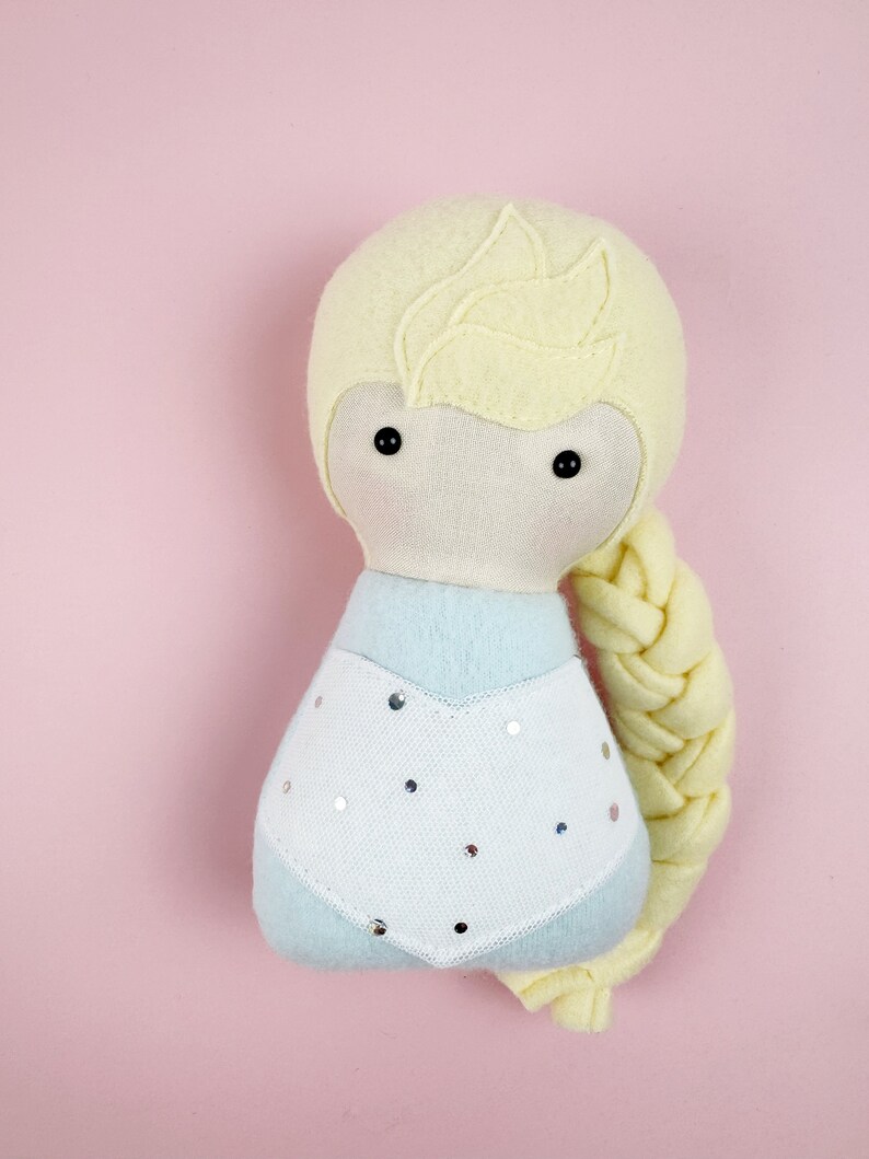 Princess Cuddle Doll Sewing Pattern: Mini Plush Dolls (PDF Pattern) - Etsy