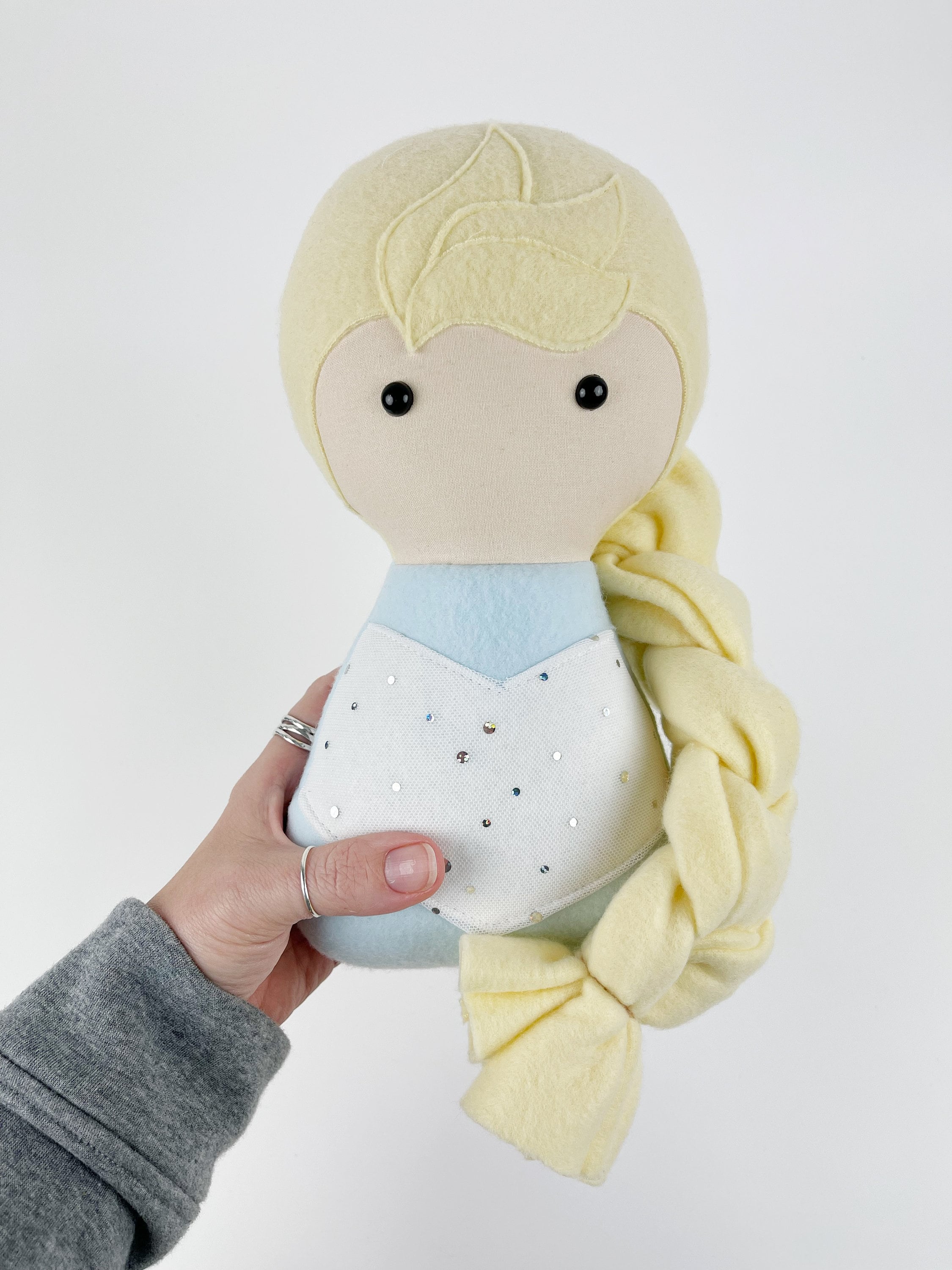 Princess Doll Pattern, Cuddle Doll Pattern, Sewing Pattern, Soft Doll ...