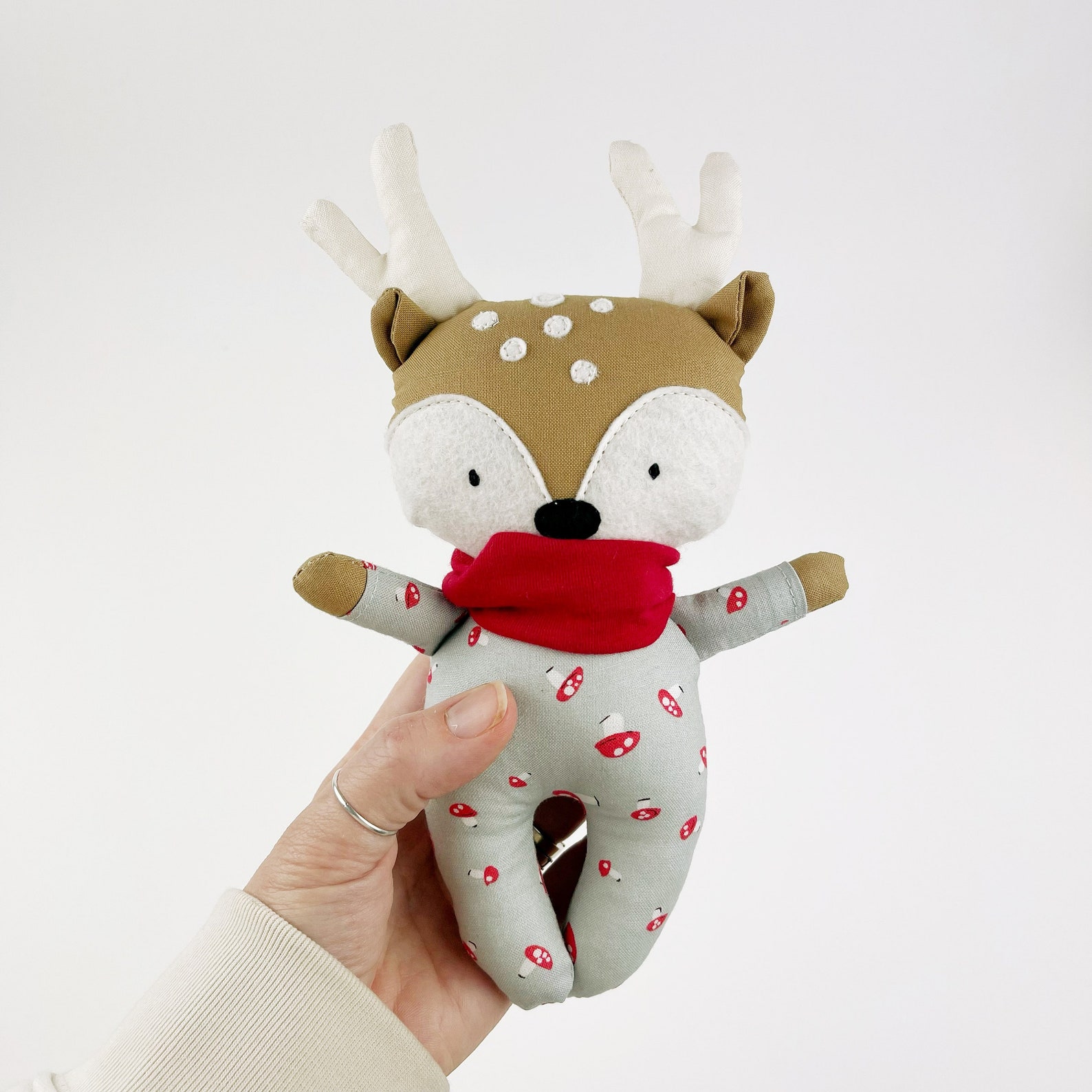 Mini Pal Baby Doll Baby Animal Sewing Pattern Deer Doll - Etsy