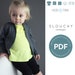 Slouchy Cardigan Pattern, Sewing Pattern and Tutorial, PDF Pattern ...