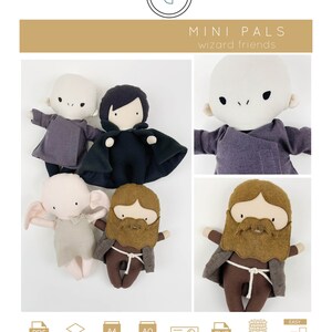 Wizard Baby Doll Sewing Pattern, WIZARD FRIENDS, Doll Pdf Sewing ...
