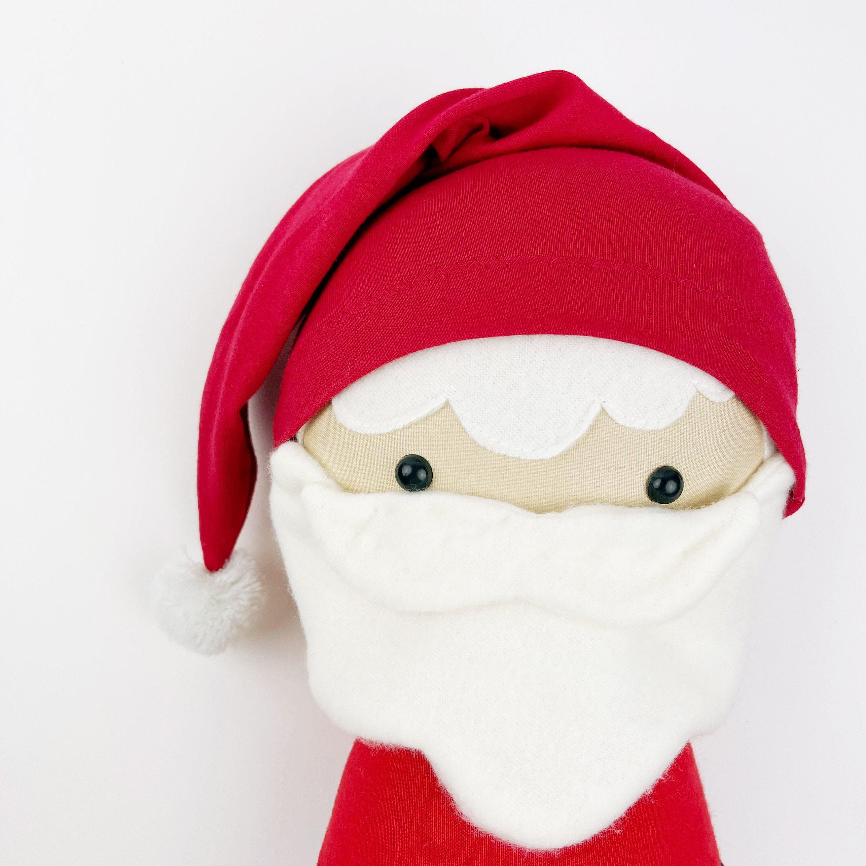 Santa Doll Pattern, CUDDLE DOLL, Doll Sewing Pattern, Christmas Doll ...