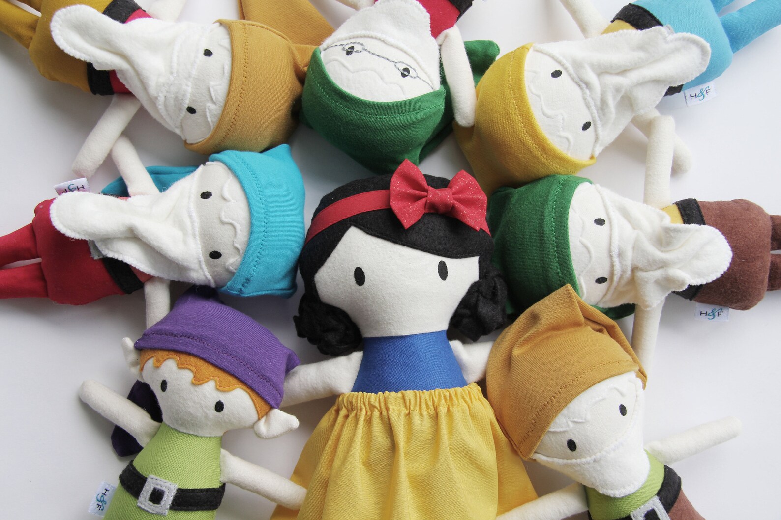 Mini Pals SNOW WHITE and the Seven Dwarfs Fairytale Collection | Etsy