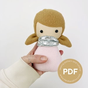 MINI Cuddle Dolls, Cuddle Doll Pattern, Doll Pdf Sewing Pattern, Soft ...
