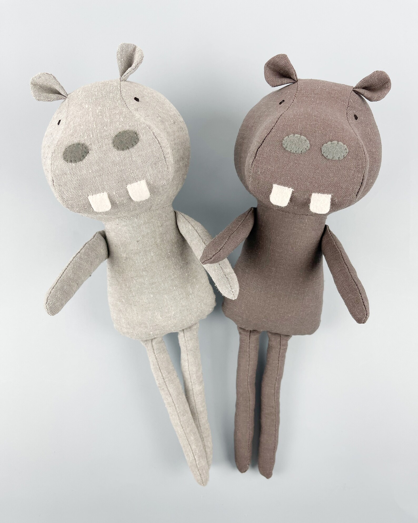 Animal Doll Sewing Pattern, Mini Softie BUNDLE Patterns, Pig Sewing ...