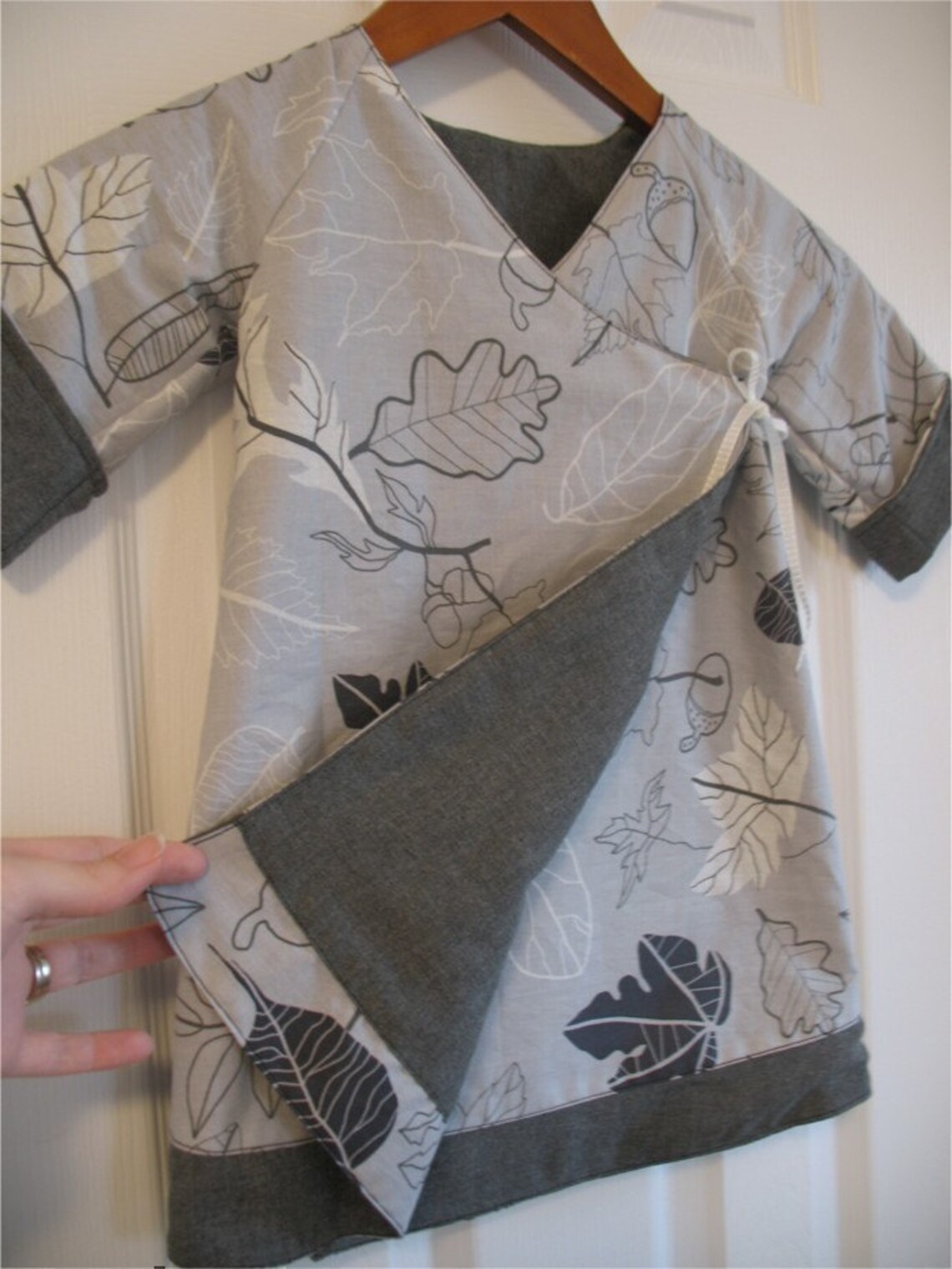 Sweet Wrap Reversible Dress Pattern and Tutorial 12m-6t Kimono | Etsy