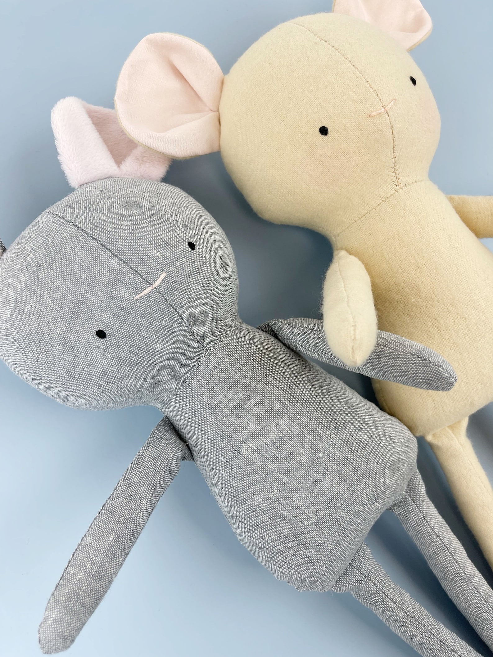 Mouse Doll Sewing Pattern, Mini Softie Pattern, Mouse Sewing Pattern ...