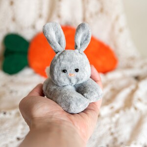 Bitty Bunnies Sewing Pattern, Bunny Sewing Pattern, Tiny Bunnies in Carrot Bag, Pdf Sewing ...