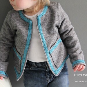 Coco Jacket Sewing Pattern and Tutorial, 12m-12y, Holiday Jacket, Coat ...