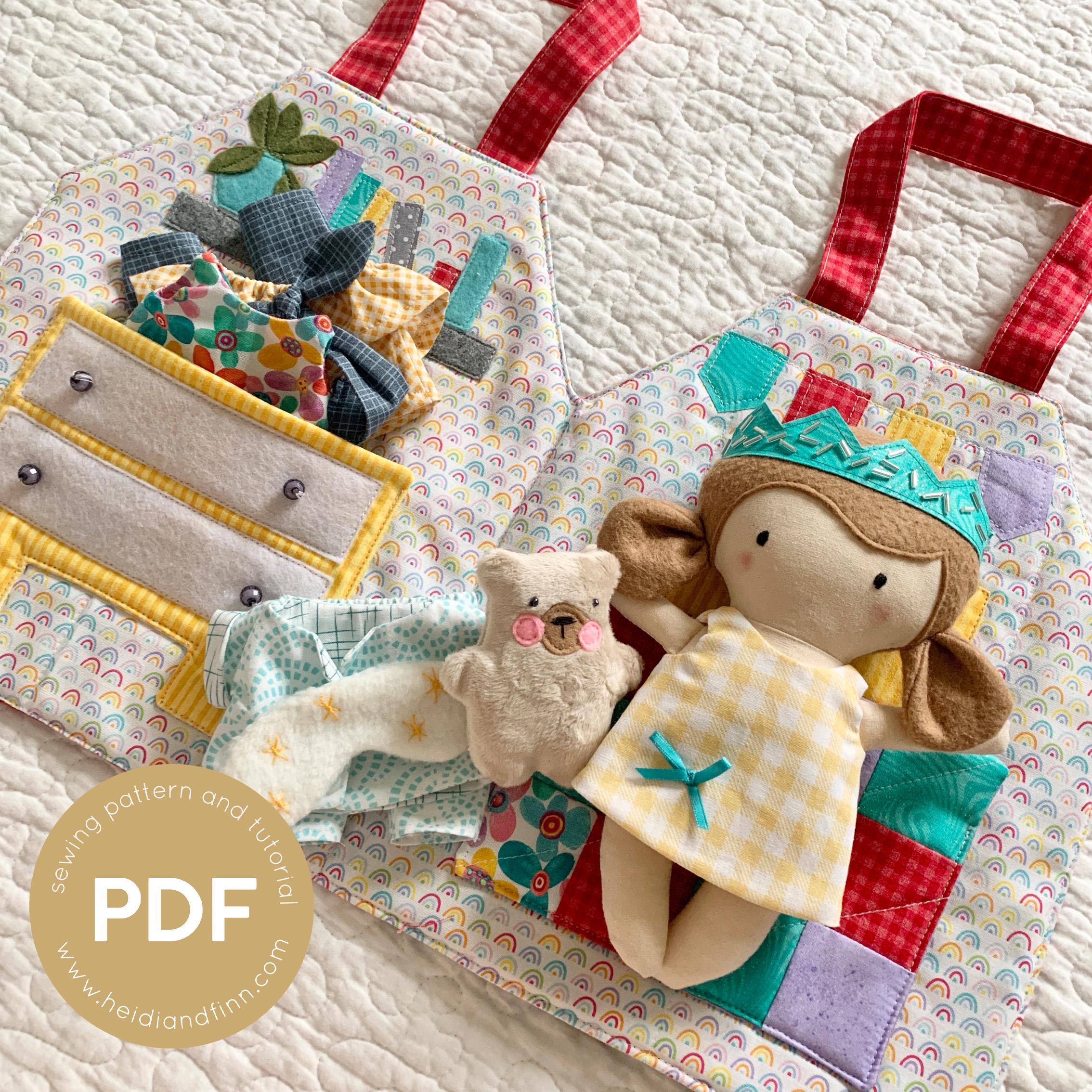 Baby Doll Dollhouse BAG, Portable Dollhouse, Fabric Dollhouse, Soft ...