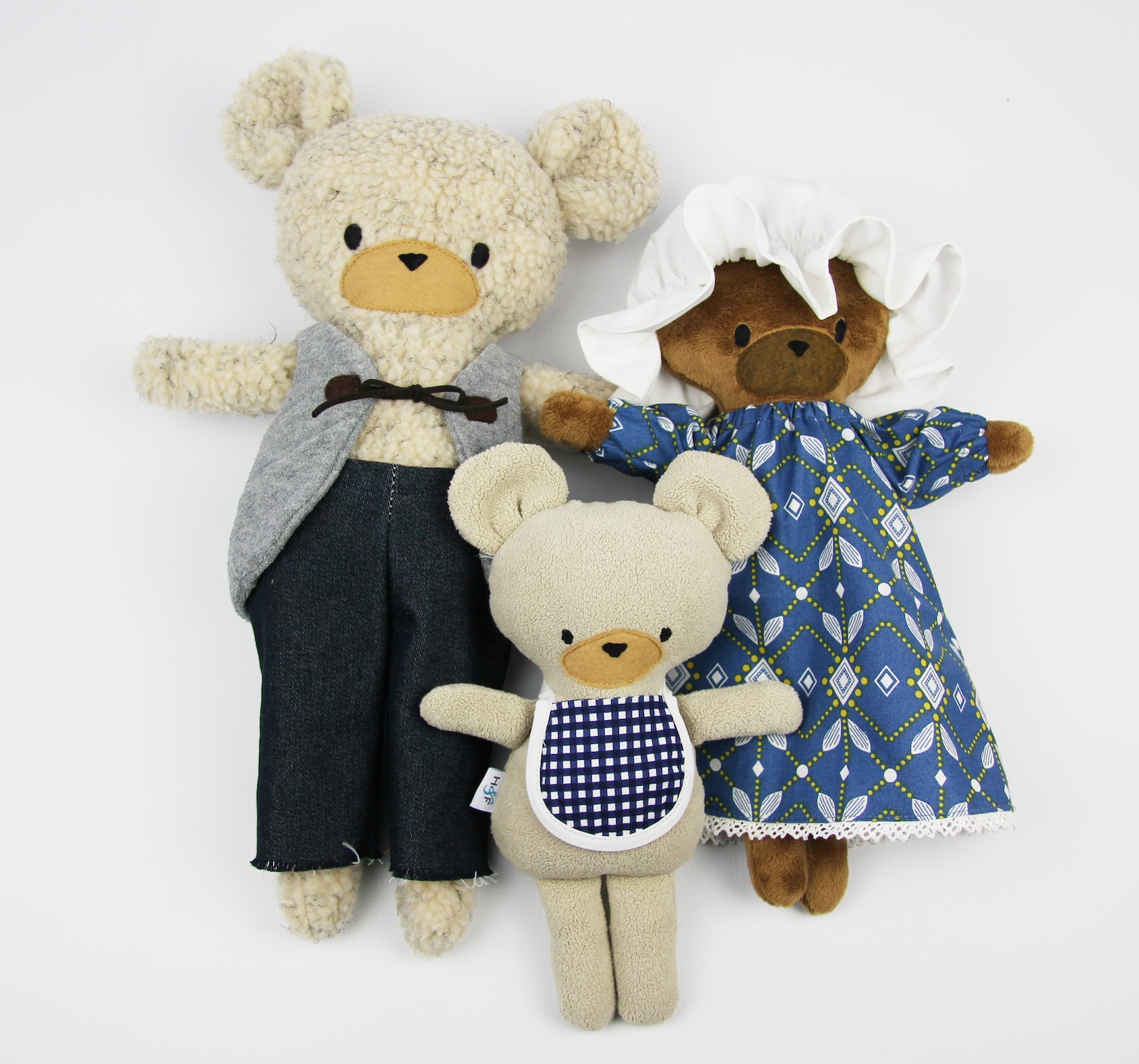 Mini Pals GOLDILOCKS and the Three Bears Fairy Tale Sewing - Etsy