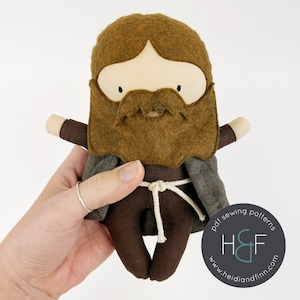 Wizard Baby Doll Sewing Pattern, WIZARD FRIENDS, Doll Pdf Sewing ...