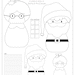 Santa Doll Pattern, CUDDLE DOLL, Doll Sewing Pattern, Christmas Doll ...