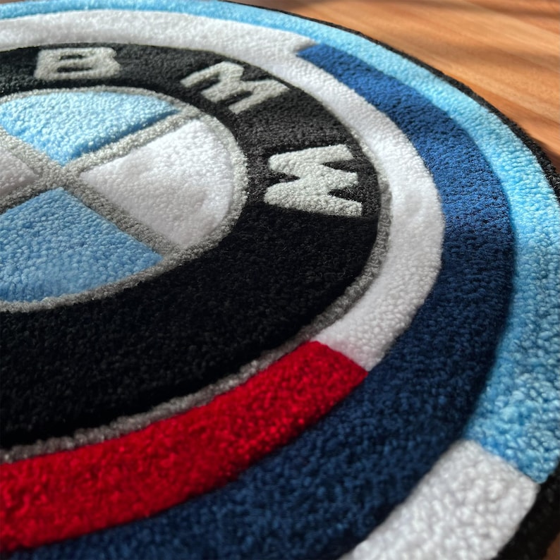 Handmade BMW Logo Rug | Car Enthusiast Decor , Motorsport Gift - Etsy