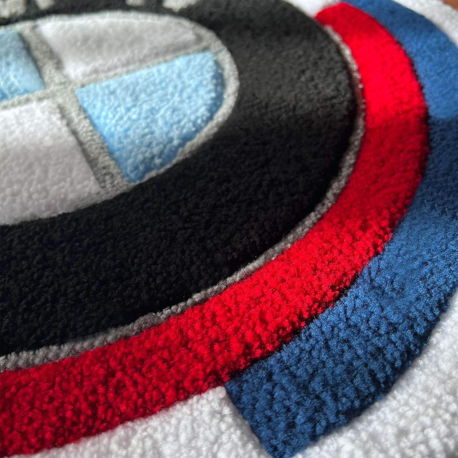 Handmade BMW Logo Rug | Car Enthusiast Decor , Motorsport Gift - Etsy
