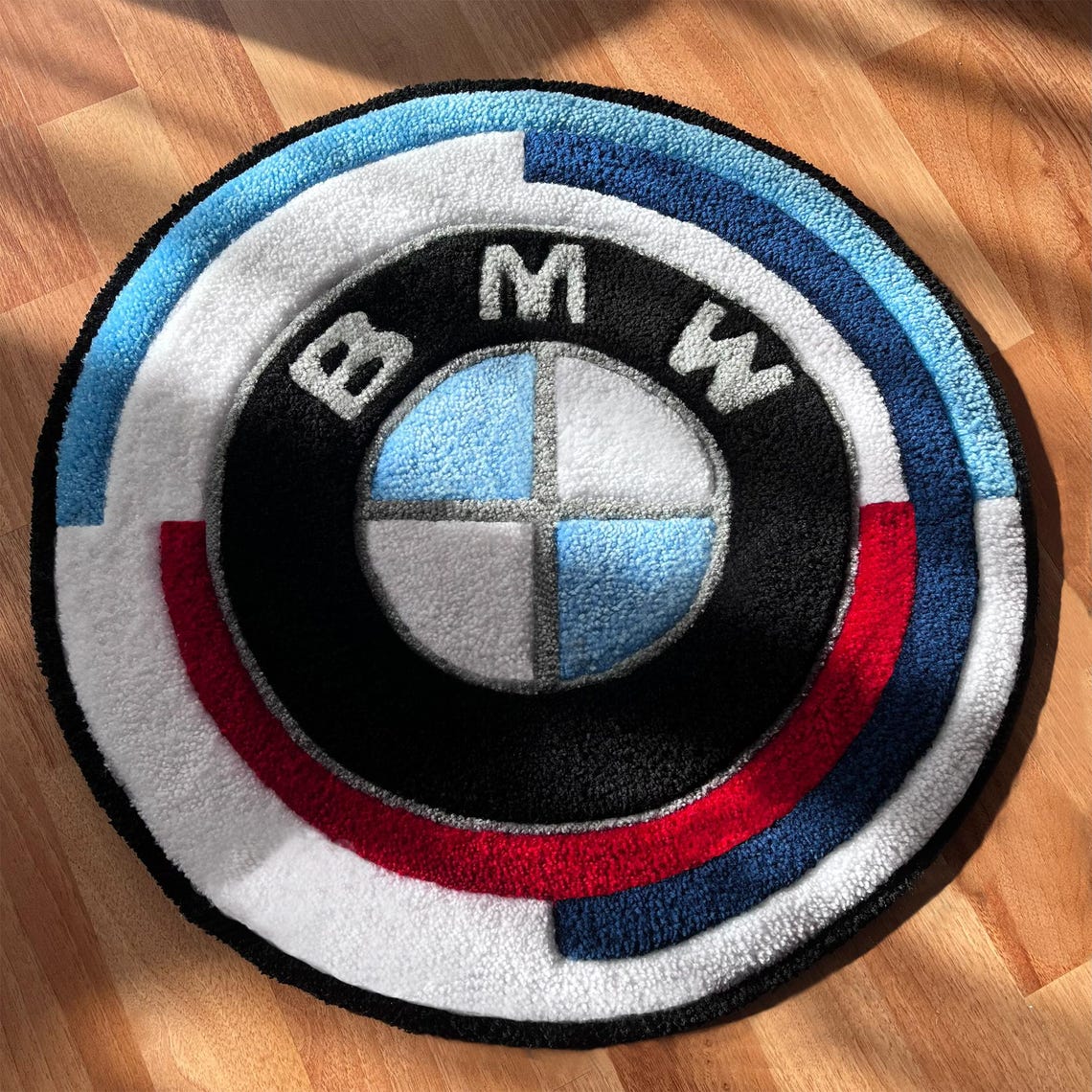 Handmade BMW Logo Rug | Car Enthusiast Decor , Motorsport Gift - Etsy