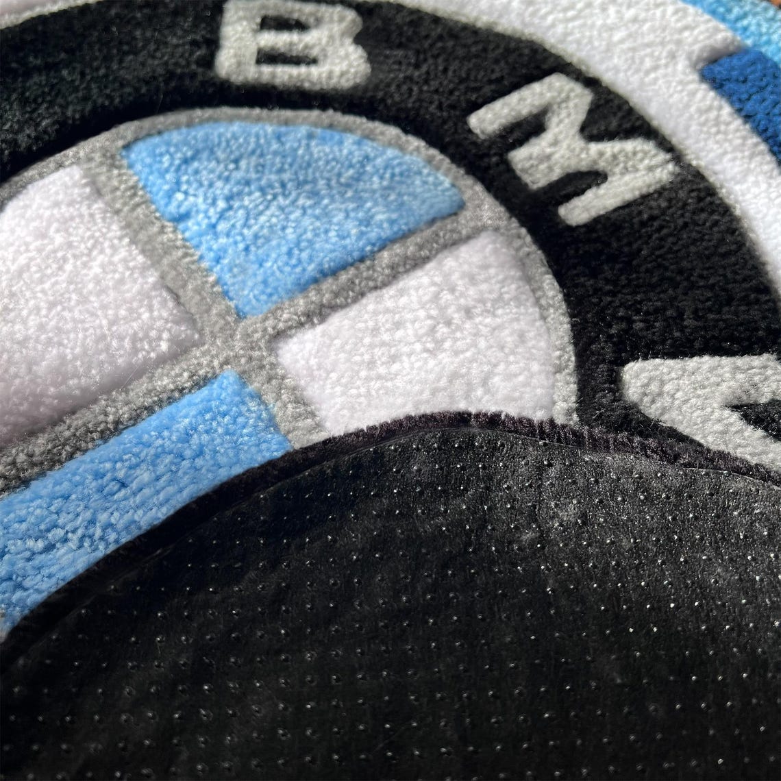 Handmade BMW Logo Rug | Car Enthusiast Decor , Motorsport Gift - Etsy