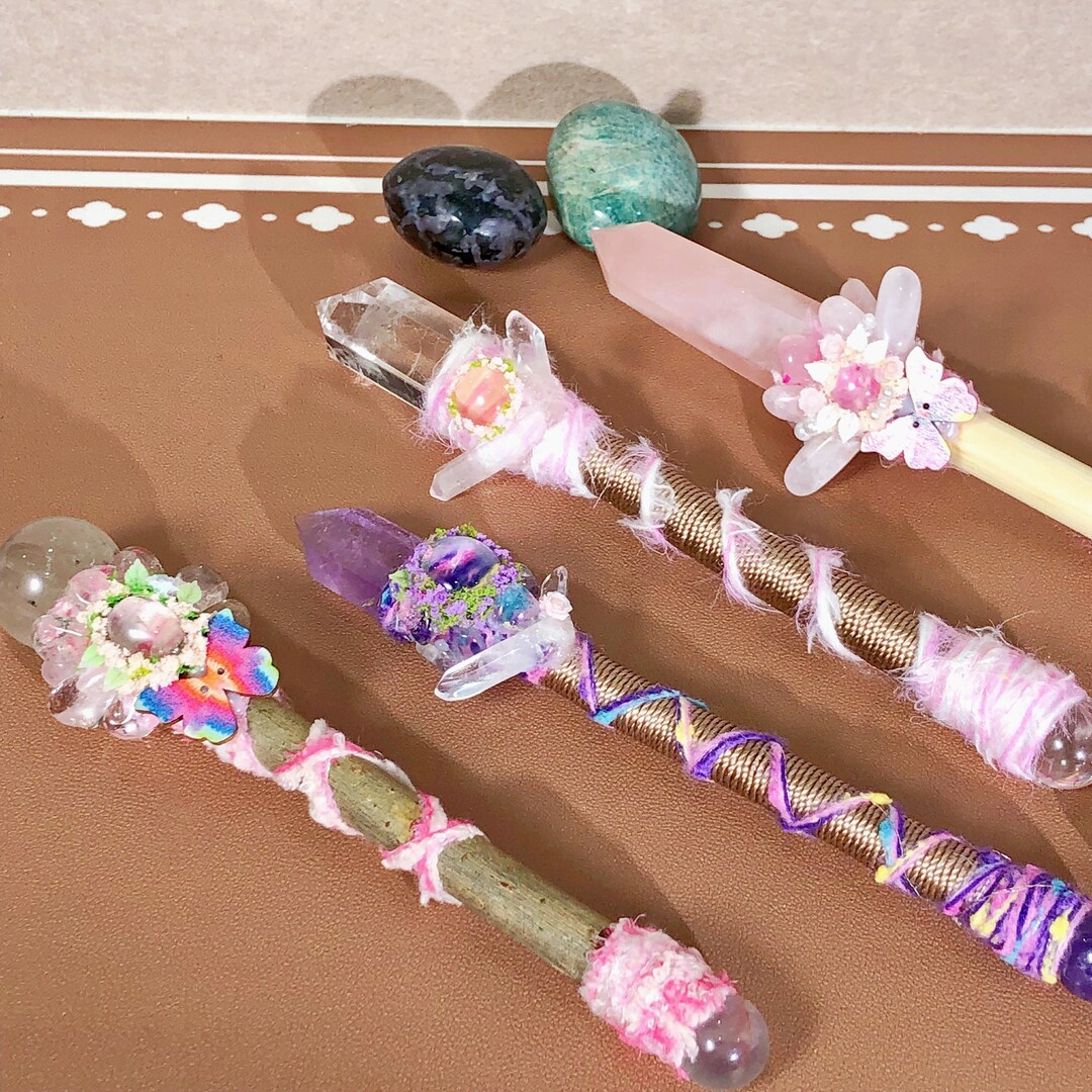 Crystal Wand Magical Girl Cosplay Wand Princess Witch Wand Queen Staff ...