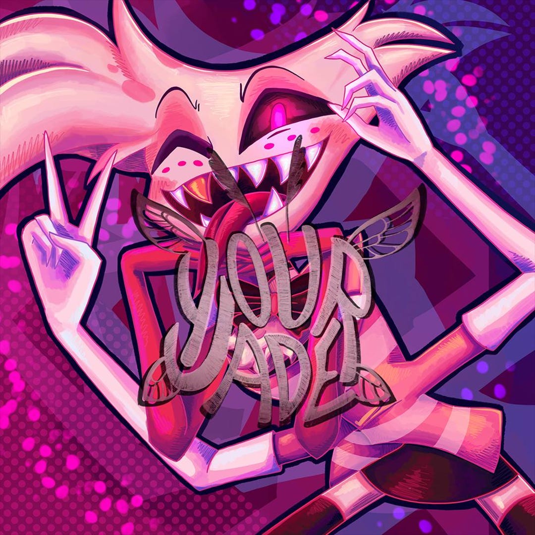 Angel Dust Hazbin Hotel Profile Icon - Etsy