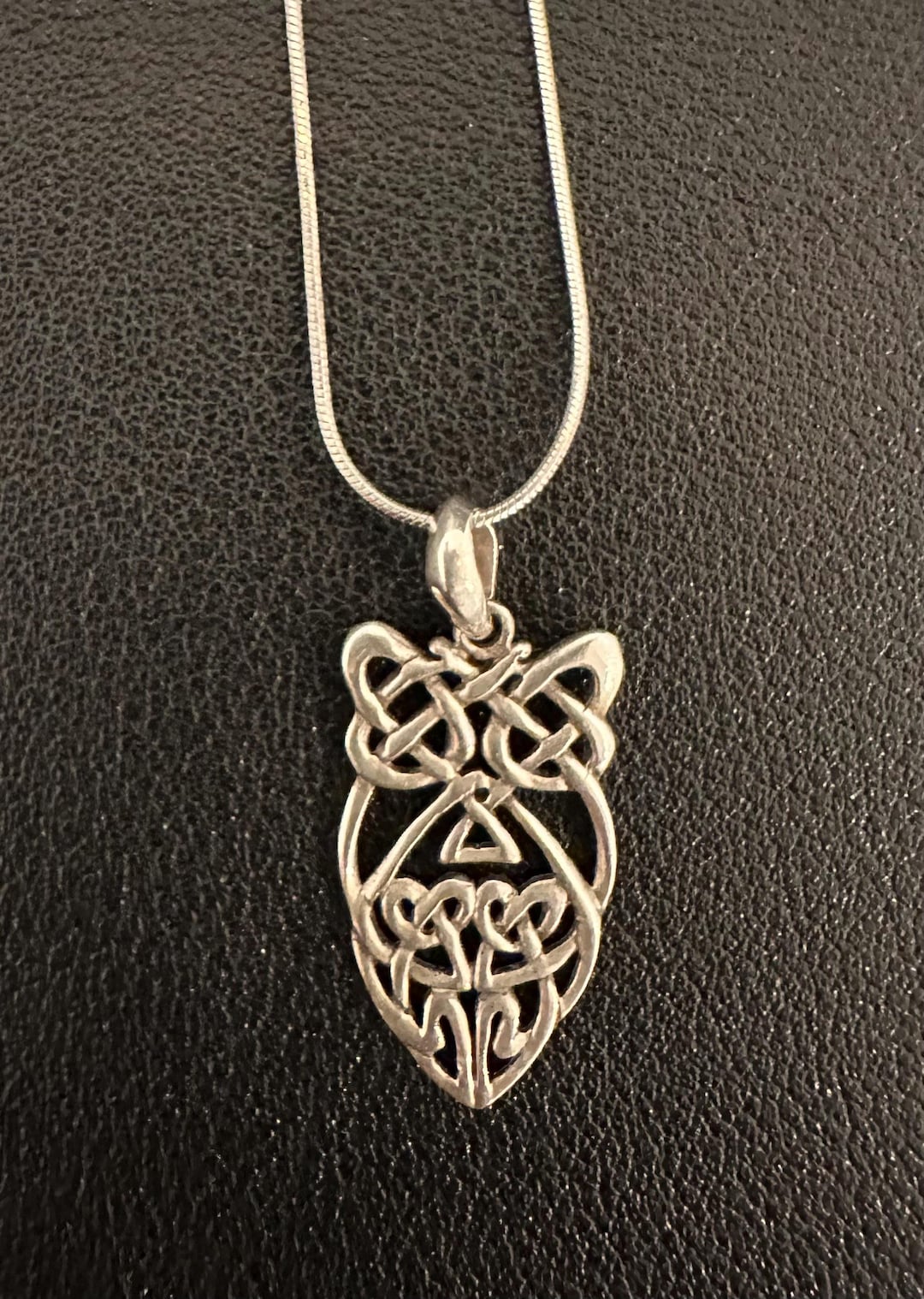 SUVANI 925 Sterling Silver Open Celtic Knot Abstract Wisdom Owl Pendant ...
