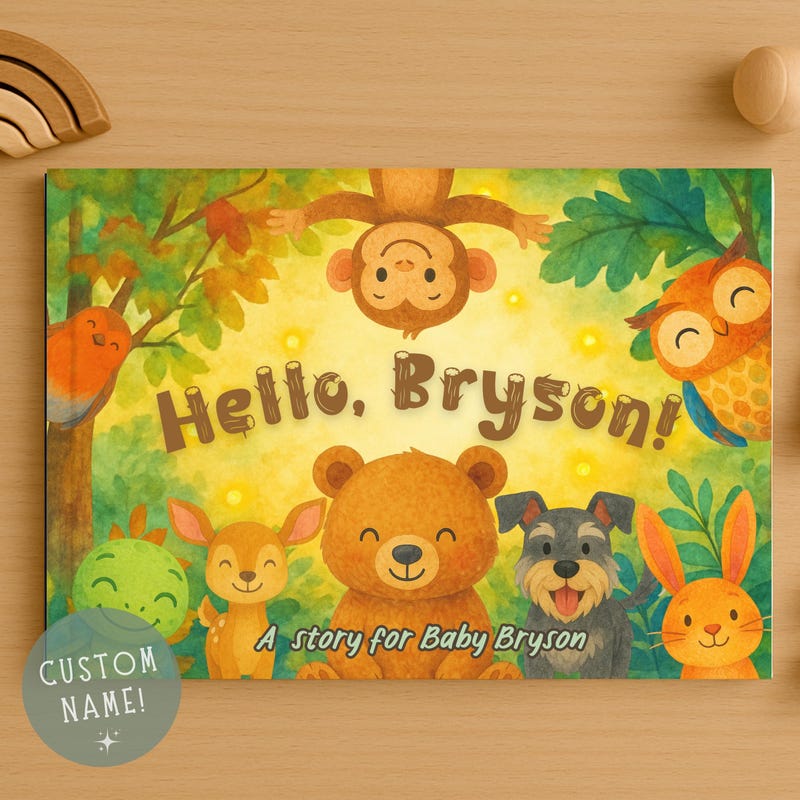 Personalized Baby Book - Etsy