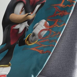 Shadow Sonic Velveteen Blanket: Gamer Decor, Kids Bedding - Etsy