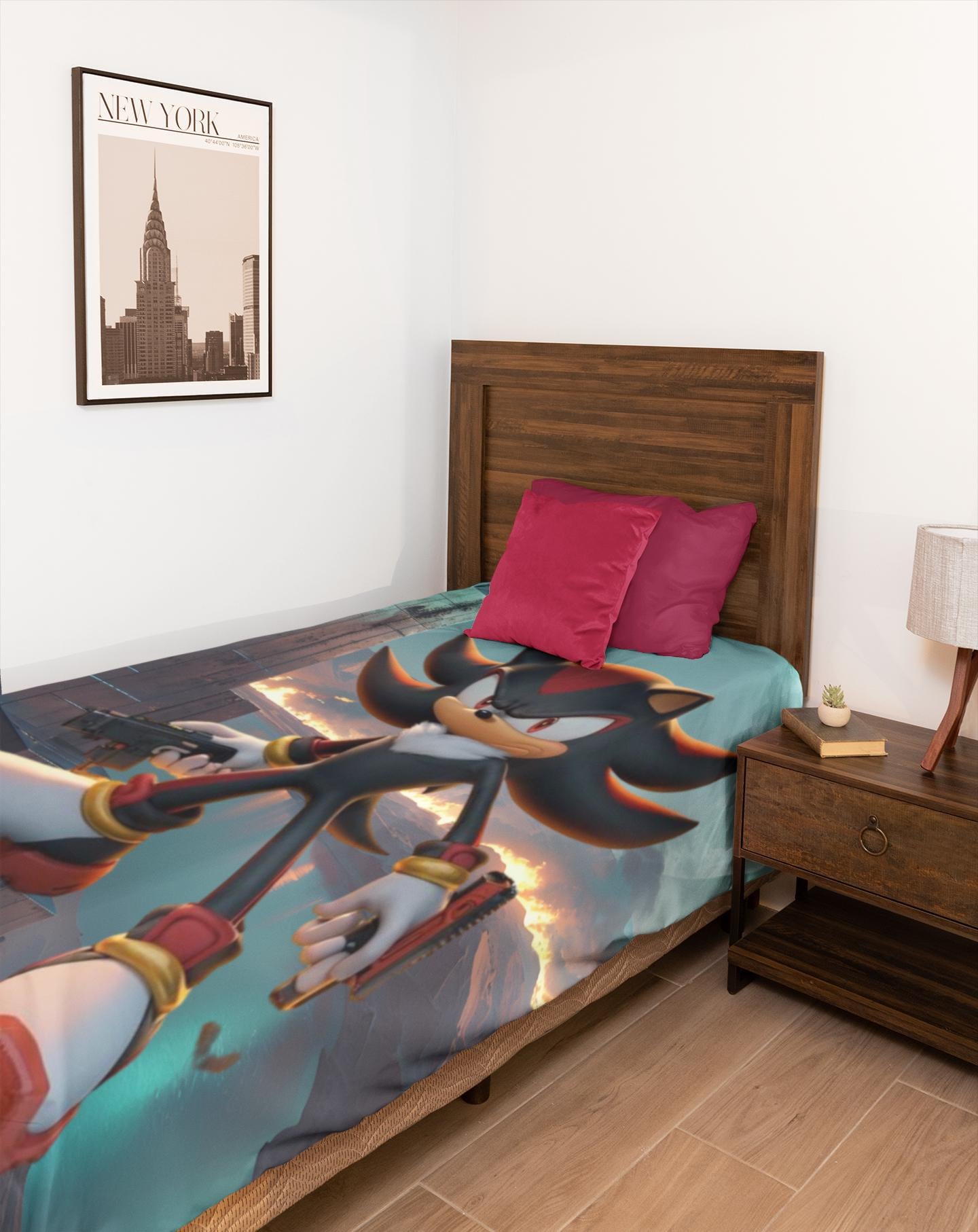 Shadow the Hedgehog Comforter: Sonic Movie Bedding - Etsy