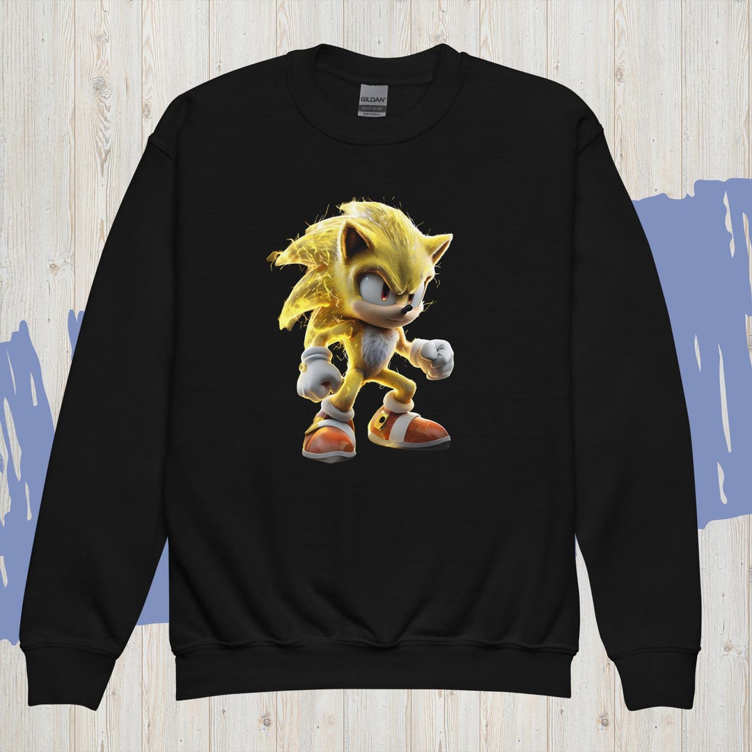 Sonic the Hedgehog Sweater - Etsy