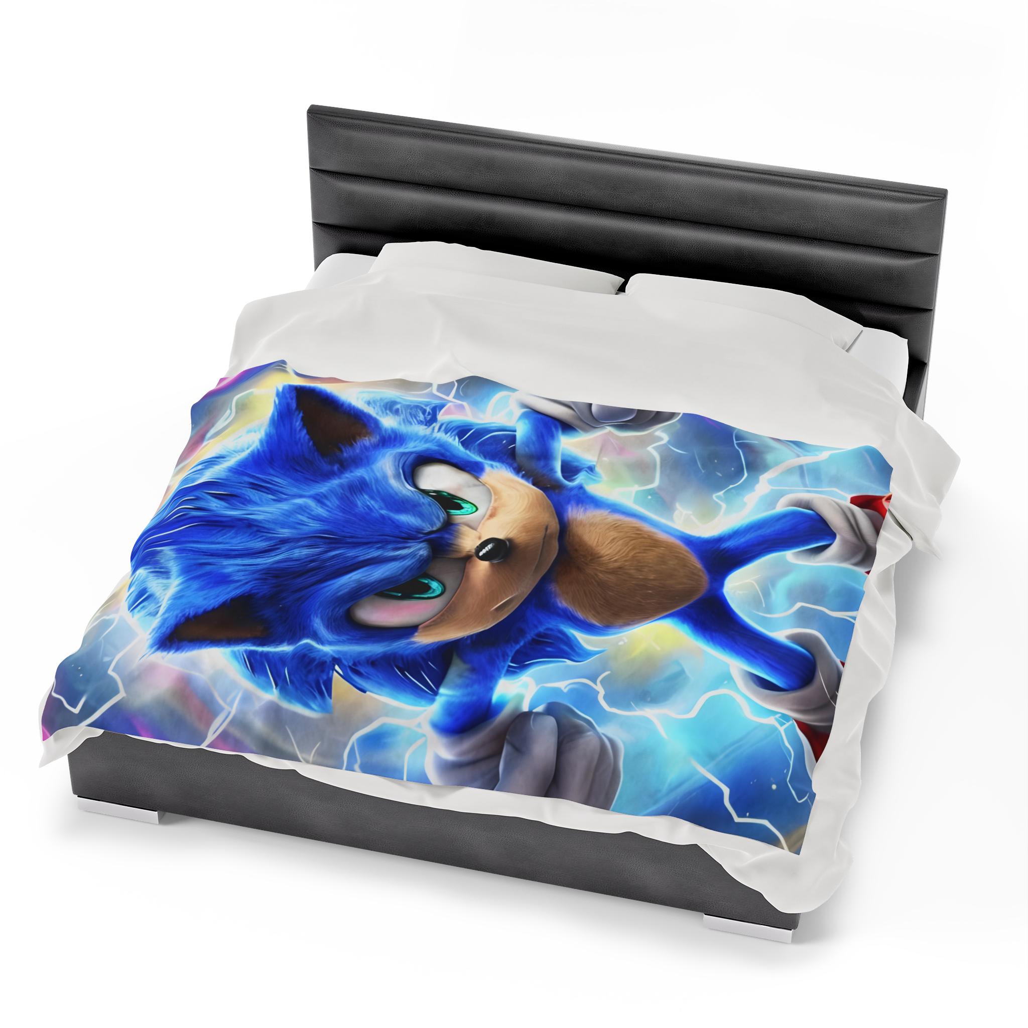 Sonic the Hedgehog Blanket/ Gamer Blankets/ Sega Characters/ Sonic ...