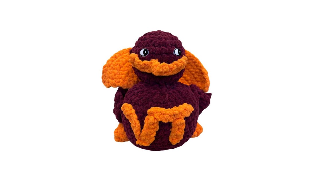 Virginia Tech Hokie Bird Plushie - Etsy