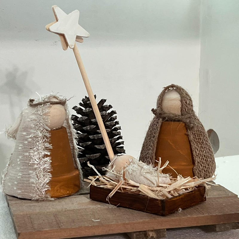 Terracotta Nativity - Etsy