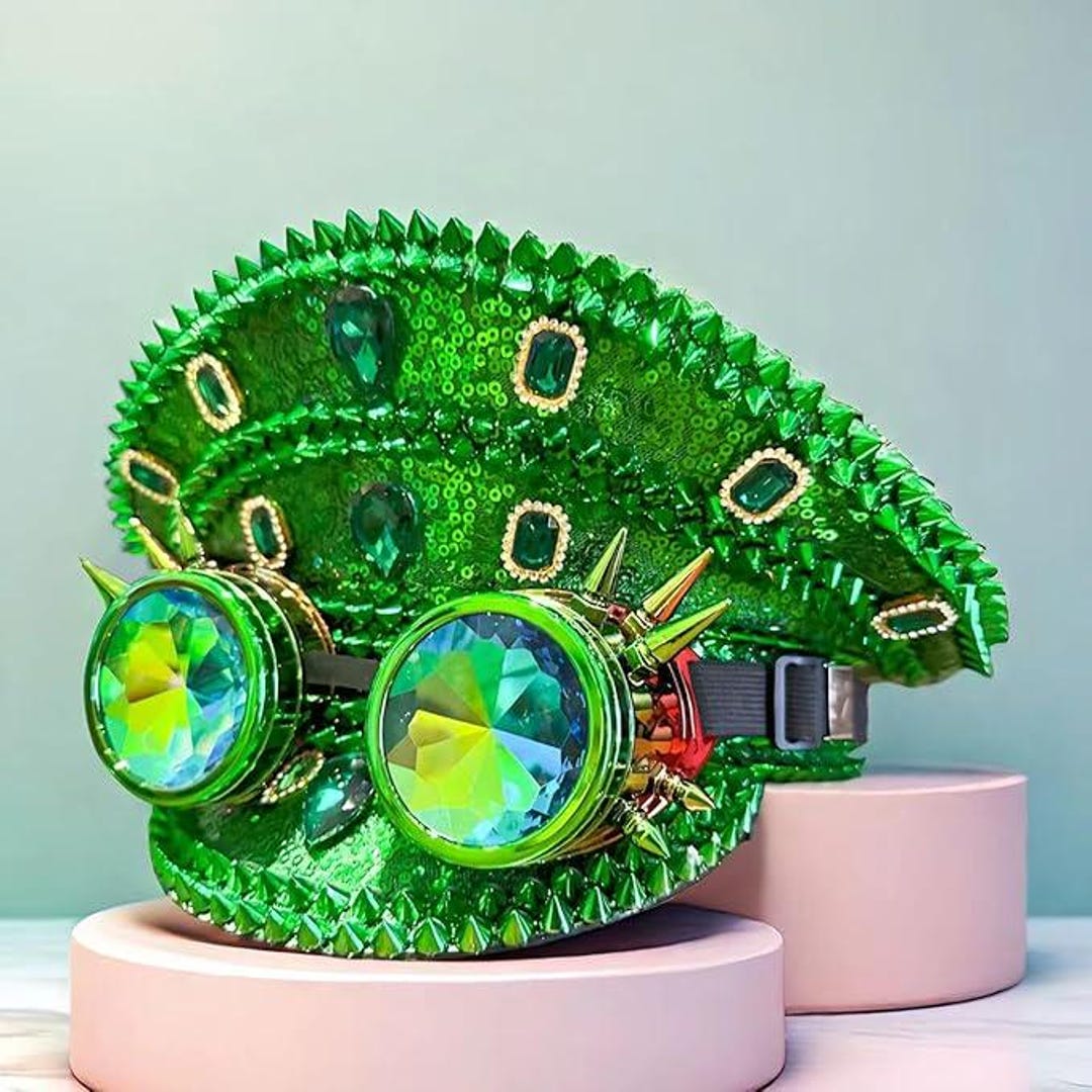 St Patricks Day Captain Goggles Hat | Leprechaun | Lucky Charm | St ...