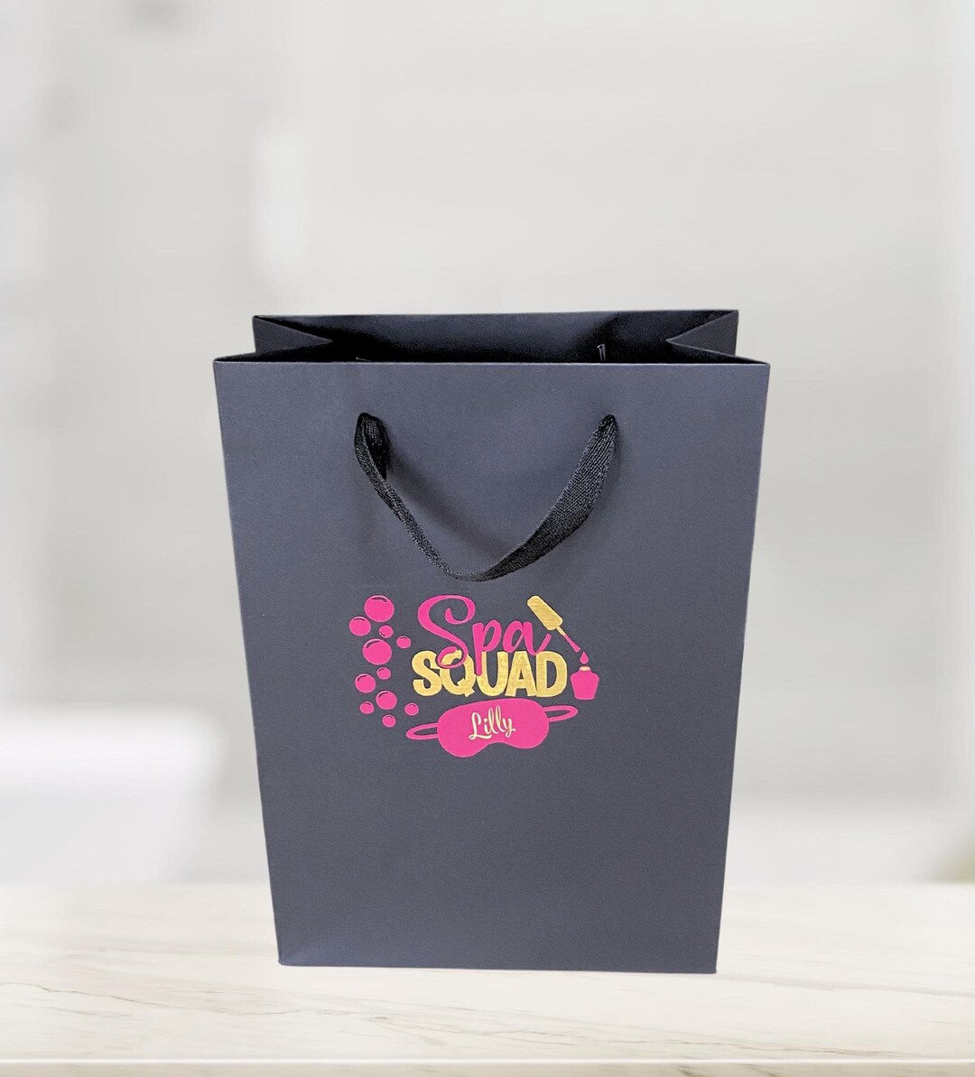 Pamper Party Bags for Mini Spa Birthday Party | Personalised With Name ...