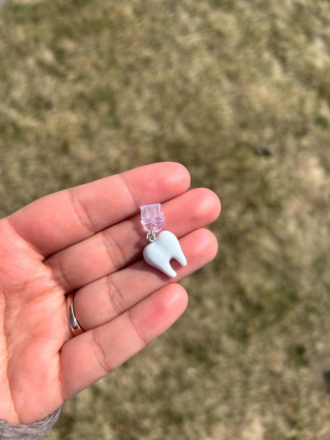 Tooth Dust Plug Charm: Tech Accessories, Bookish Gift - Etsy