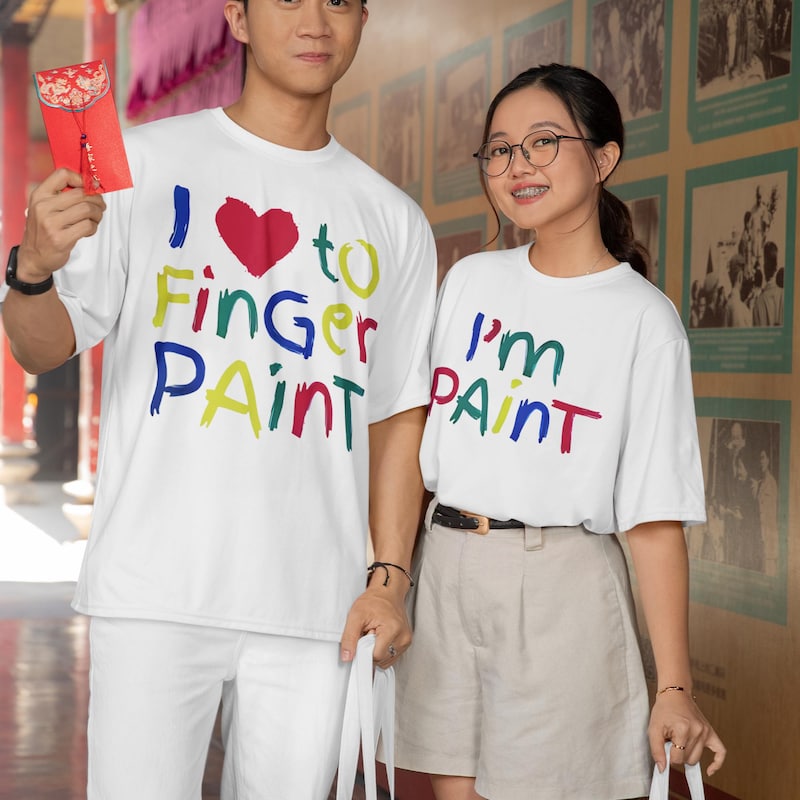 I Love to Finger Paint Im Paint Shirts - Etsy