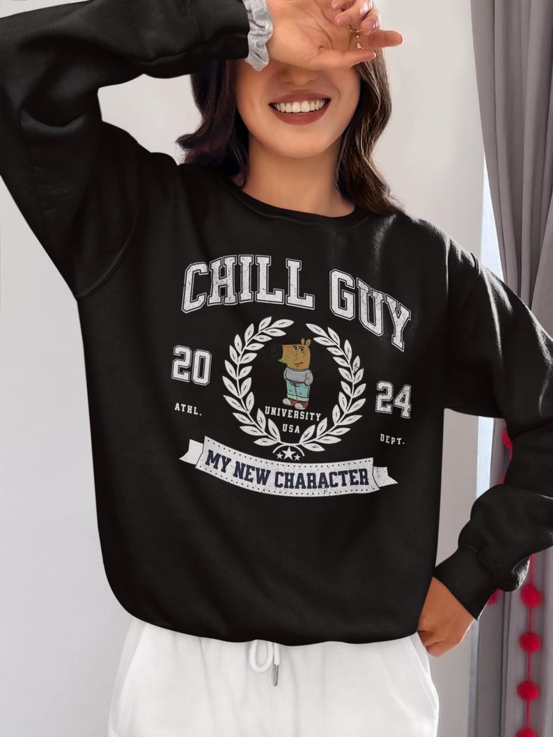 Chill Guy Meme PNG Funny & Relaxed University Design - Etsy