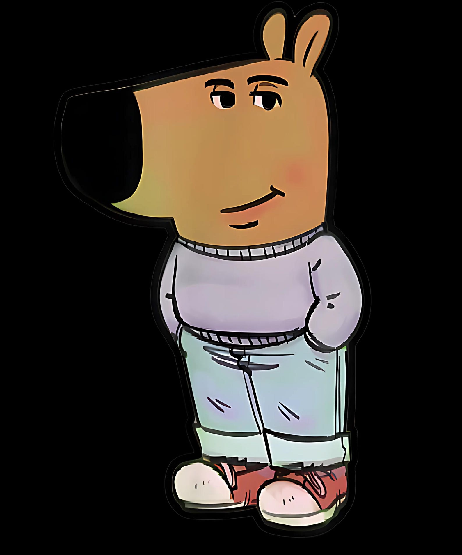 I'm Just a Chill Guys Png My New Character is a Chill Guy Meme Png ...