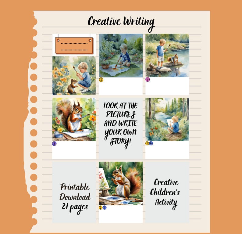 Create Your Story, Write Your Own Story, Write a Story Based on ...