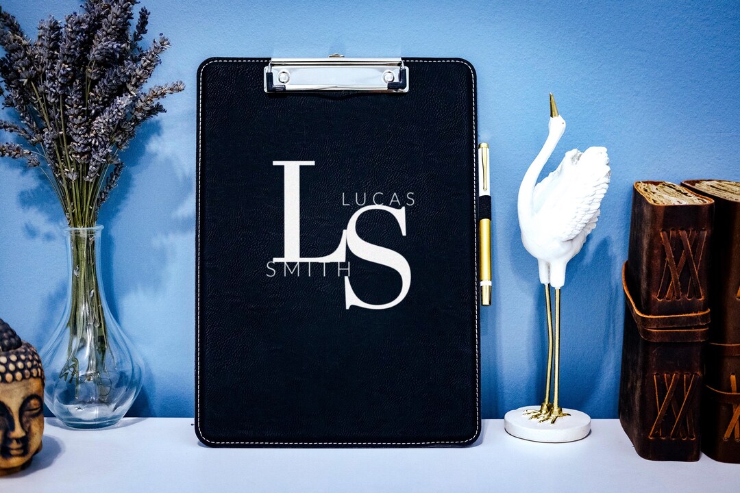 Personalized Leather Clipboard, Customized Engraved Teacher Clipboard ...