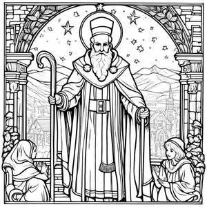 Magical Moments: A Holiday Coloring Adventure, Series 1, 14 Images ...