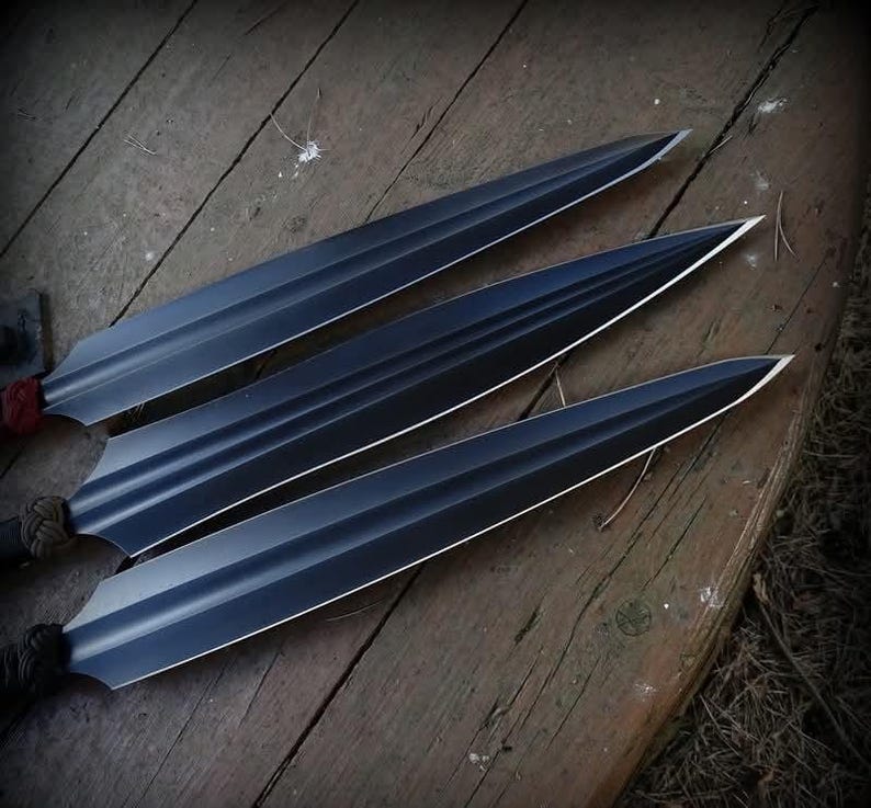 Handmade Damascus Steel Pugio Dagger – Roman Style Blade With Leather ...