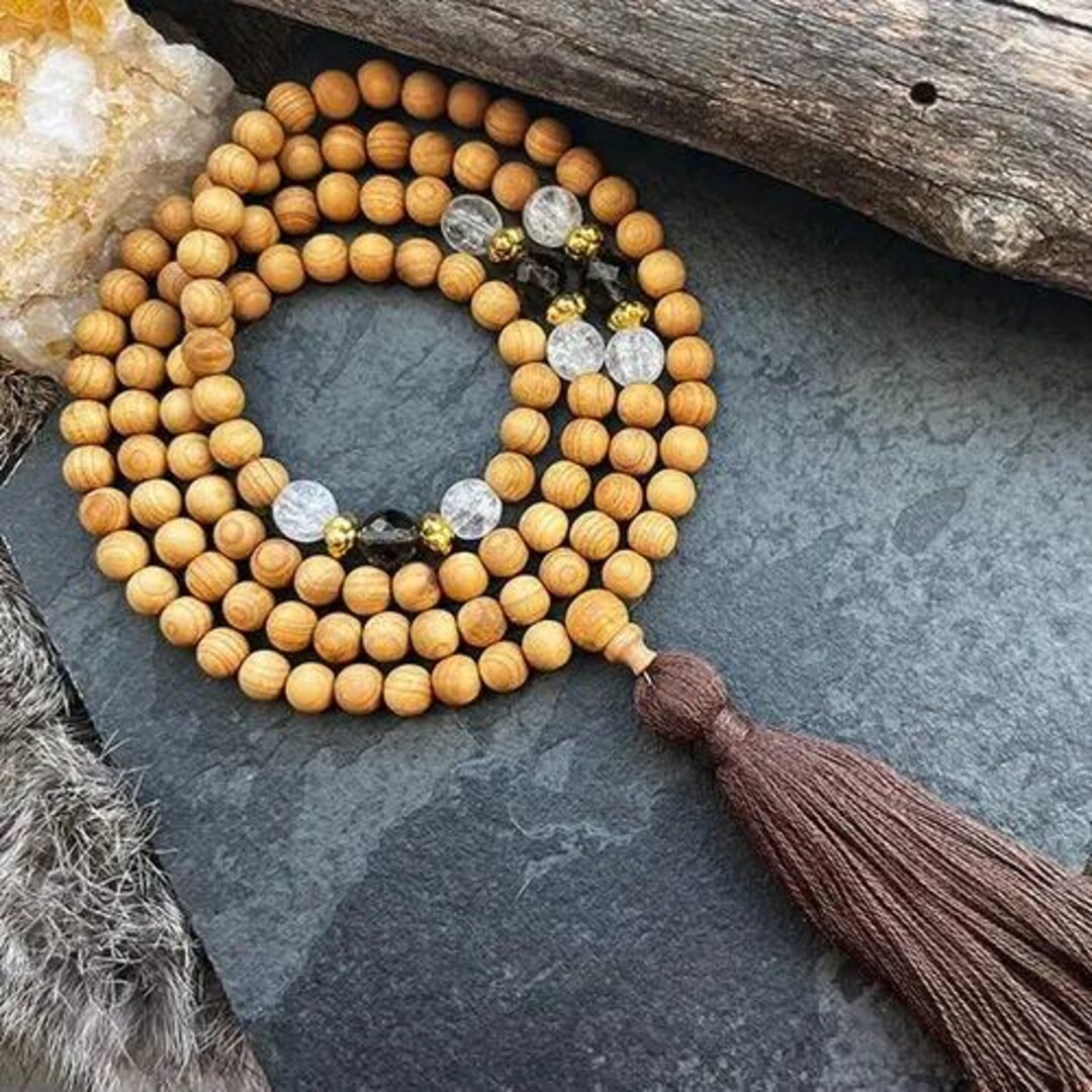 Fragrant Cedar Mala Beads - Etsy
