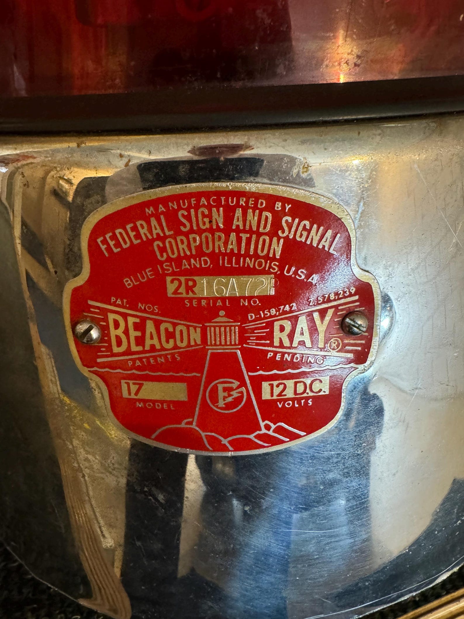 Federal Sign & Signal Beacon Ray Light - Etsy