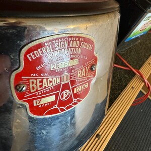 Federal Sign & Signal Beacon Ray Light - Etsy