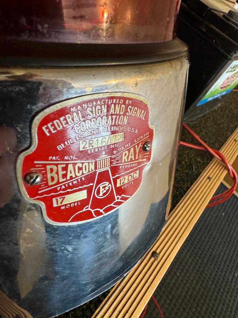 Federal Sign & Signal Beacon Ray Light - Etsy