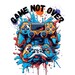 Unisex T Shirt for Gamers game is Not Over yet Design - Etsy