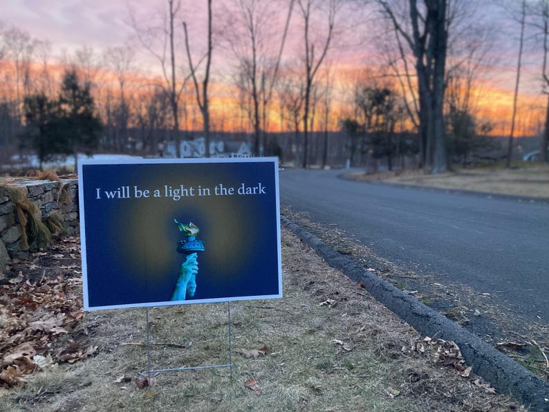 Be a Light Democratic Double-sided Protest & Lawn Sign for Charity - Etsy