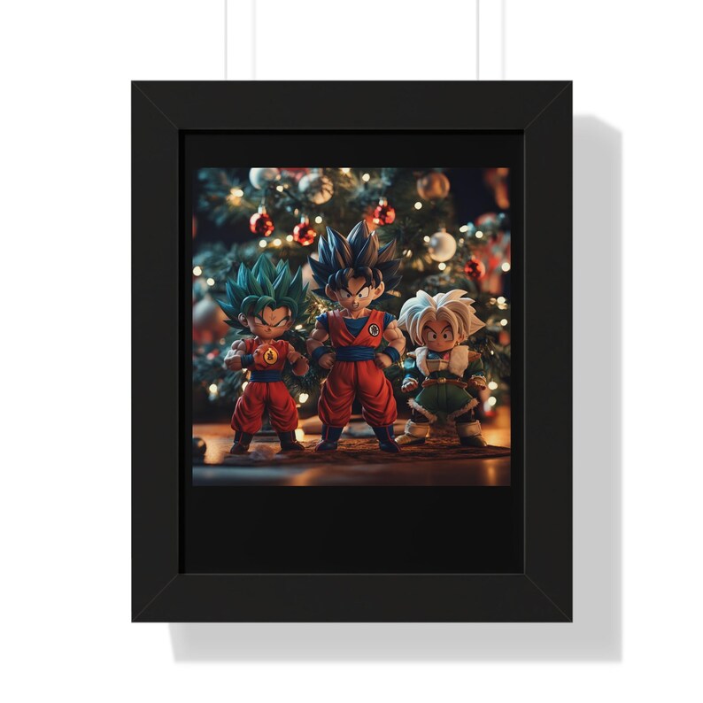 Dragon Ball Z Holiday Poster Anime Christmas Gift for Him or Her - Etsy