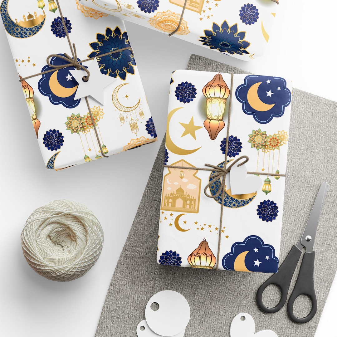 Ramadan Wrapping Paper, Eid Gift Wrapping Paper, Ramadan Gift, Ramadan ...