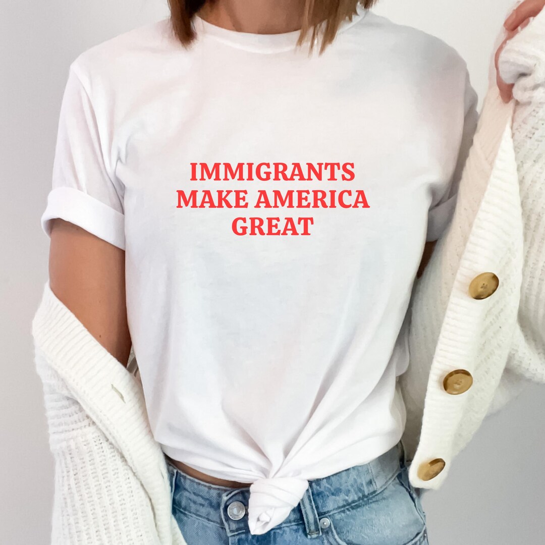 Immigrants Make America Great Y2k Baby Tee Pro-immigration T-shirt ...
